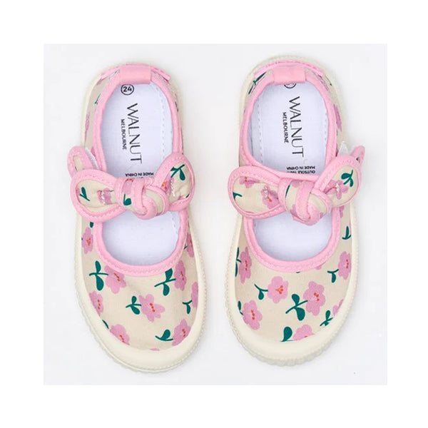 Children's Shoe Millie Canvas - Poppies – Cavania